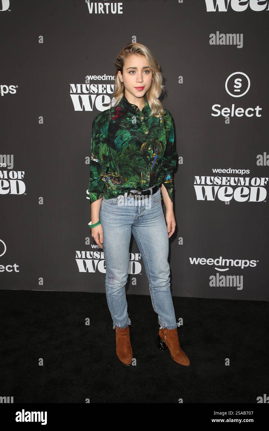 Caylee Cowan at The Weedmaps Museum of Weed Grand Opening, Los Angeles ...