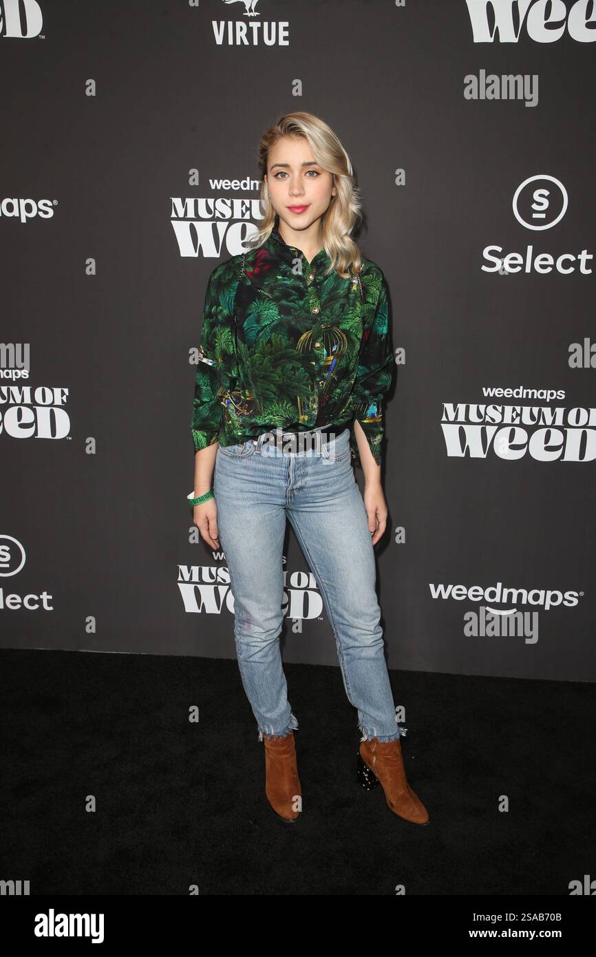 Caylee Cowan at The Weedmaps Museum of Weed Grand Opening, Los Angeles ...