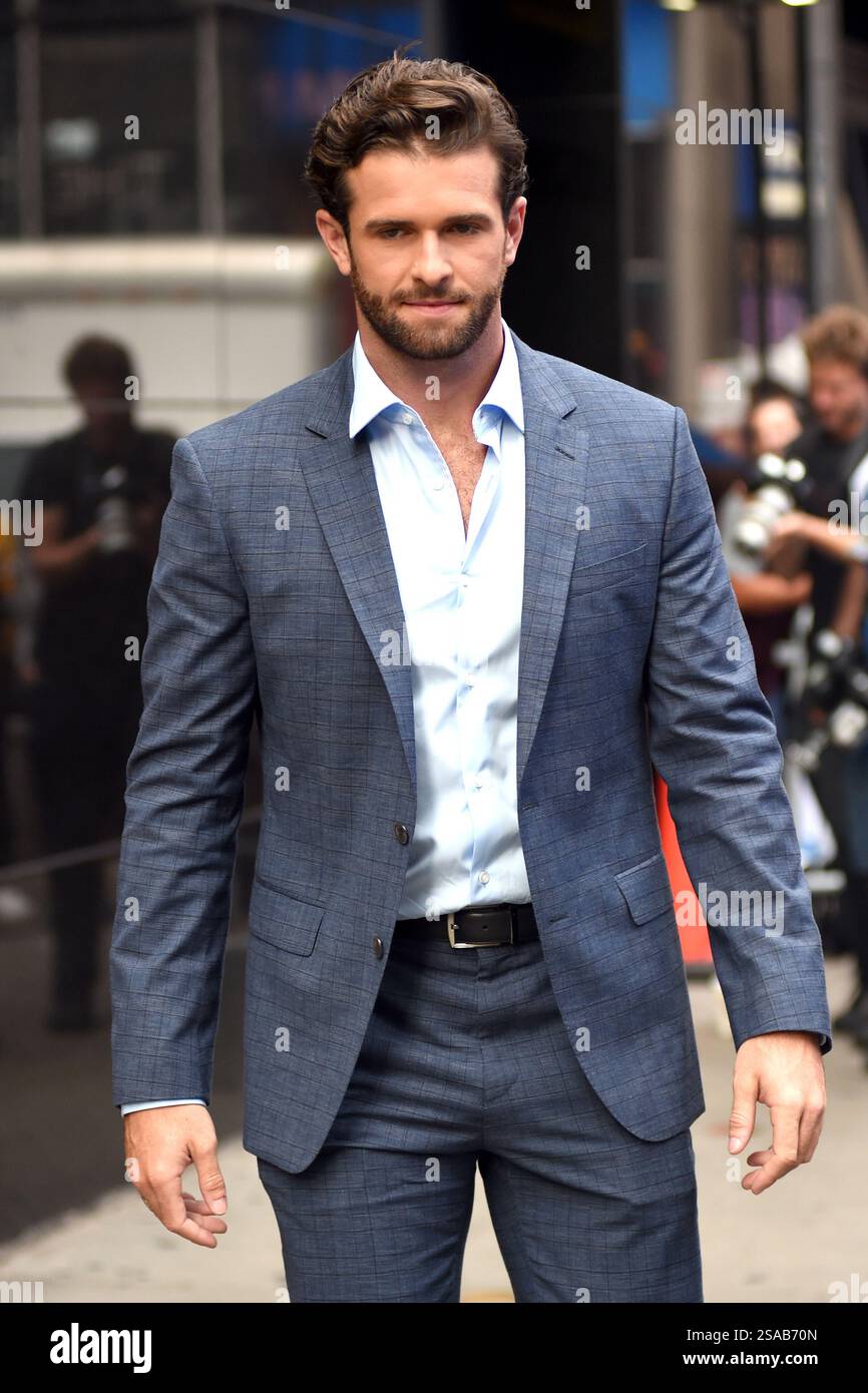 Jed Wyatt leaving a taping of Good Morning America in Times Square on ...