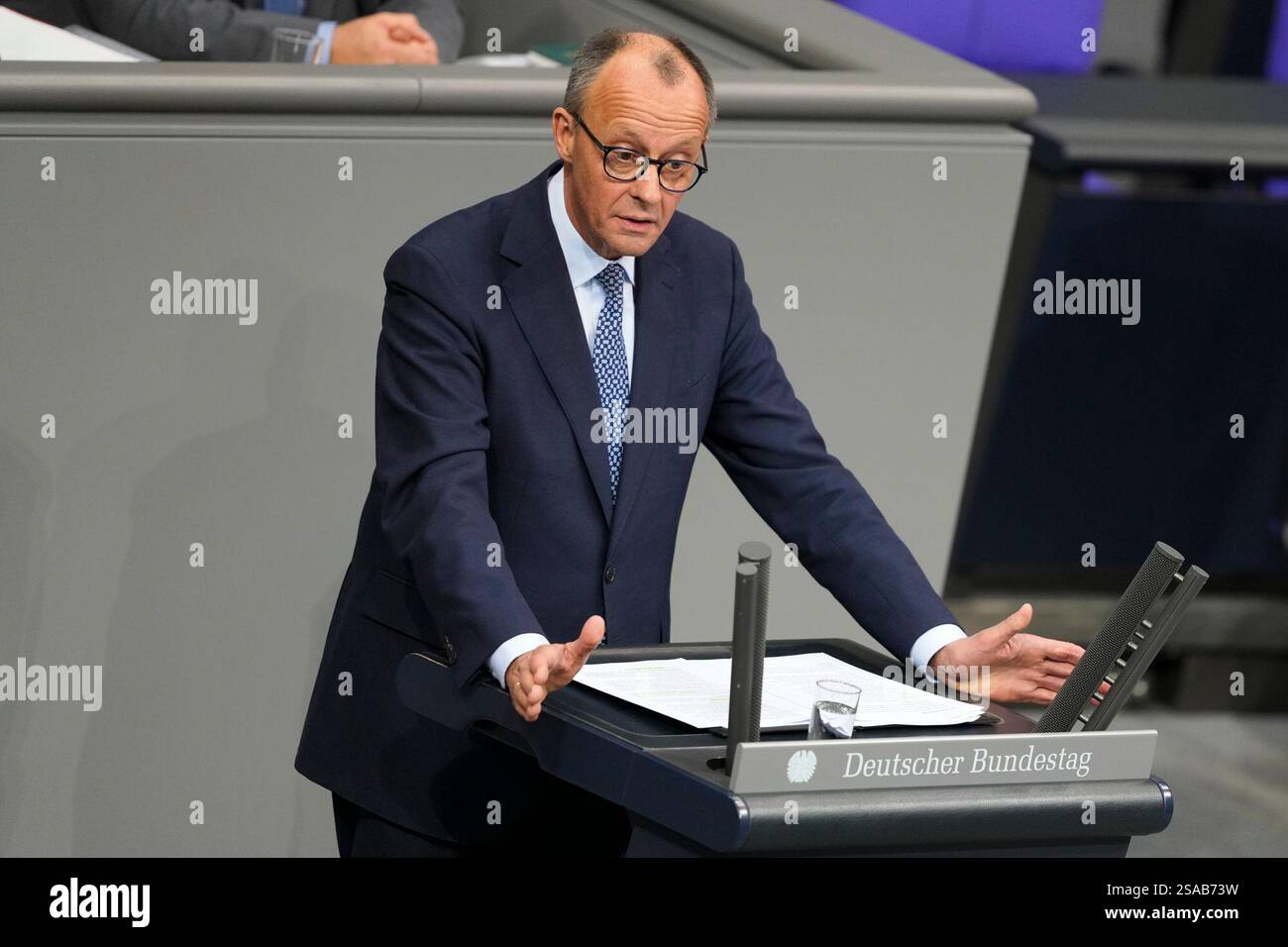 German opposition leader and Christian Union parties floor leader ...