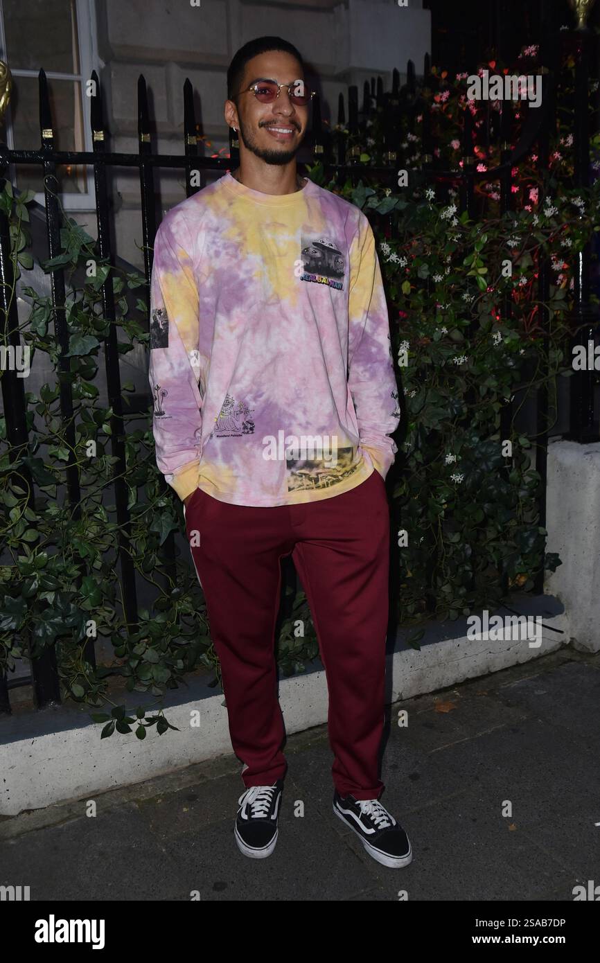Guest attends Mabel album launch party at Annabel's in Leicester Square ...