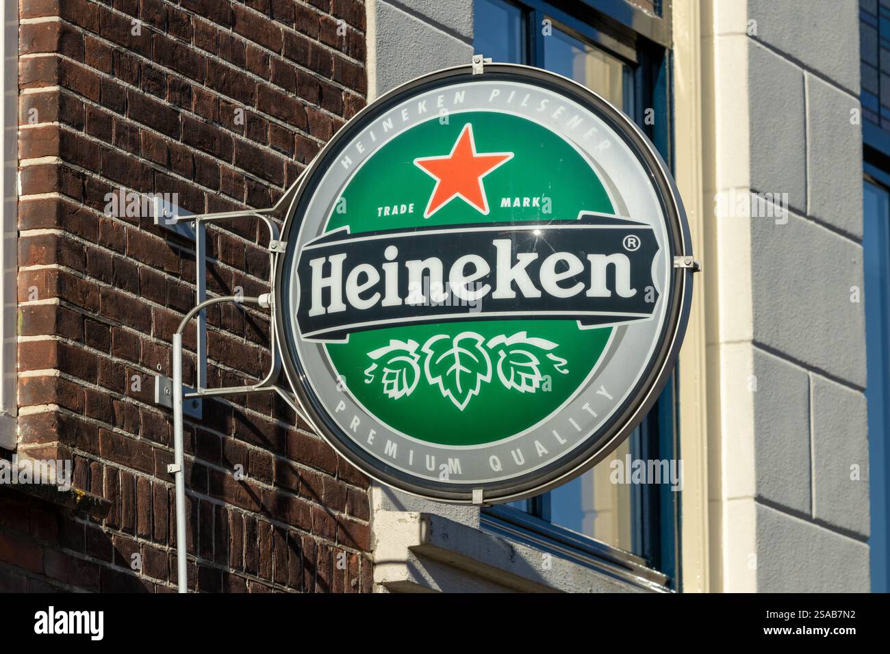 Heineken logo. Heineken is a Dutch multinational brewing company ...