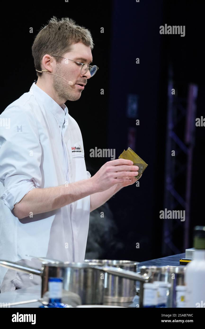 Madrid, Spain. 29th Jan, 2025. The chef Dylan Watson Brawn during the 30 edition of the ...