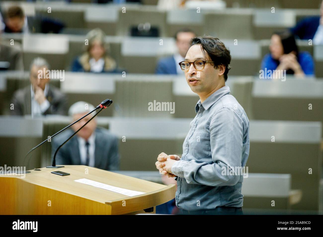 Brussels, Belgium. 29th Jan, 2025. Groen's Fourat Ben Chikha pictured ...