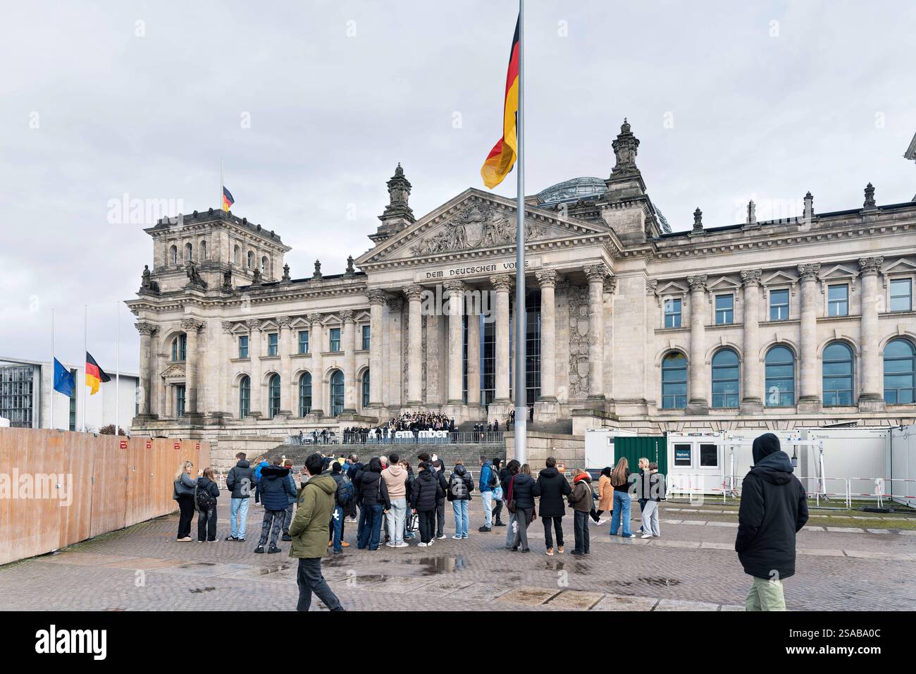 29.01.2025,Berlin,das Reichstagsgebäude ist der Sitz des Deutschen ...