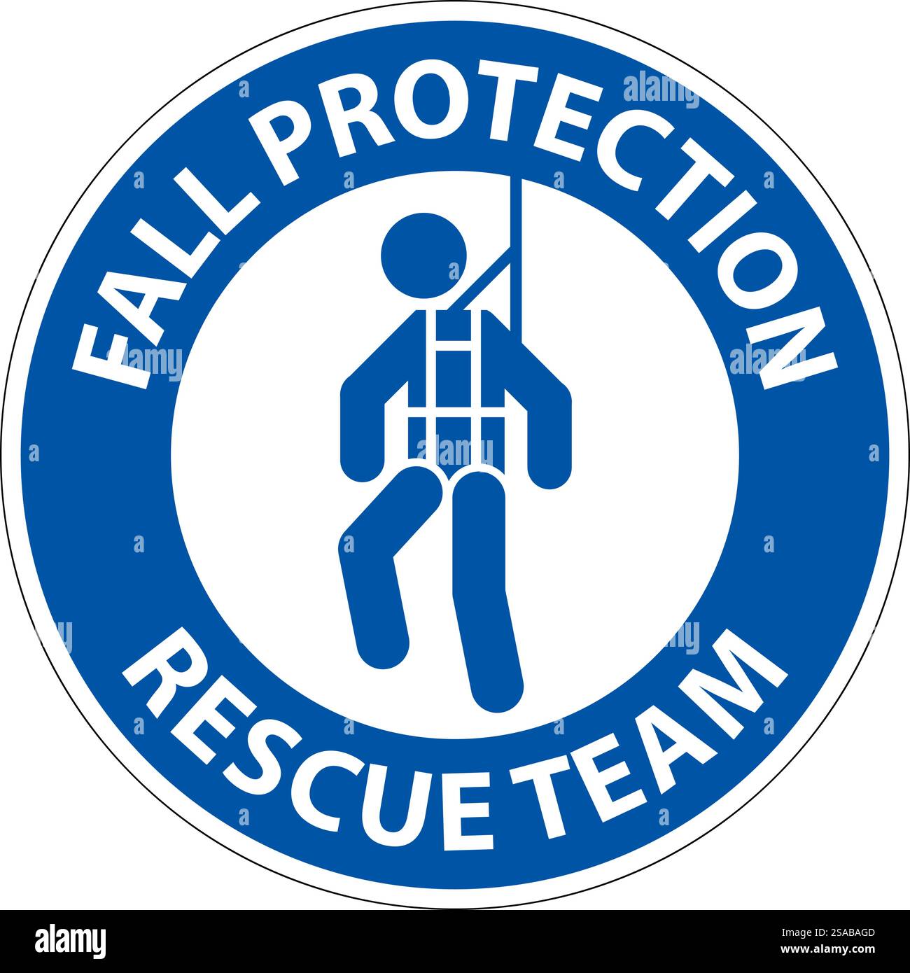 Hard Hat Decals, Danger Fall Protection Rescue Team Stock Vector Image ...
