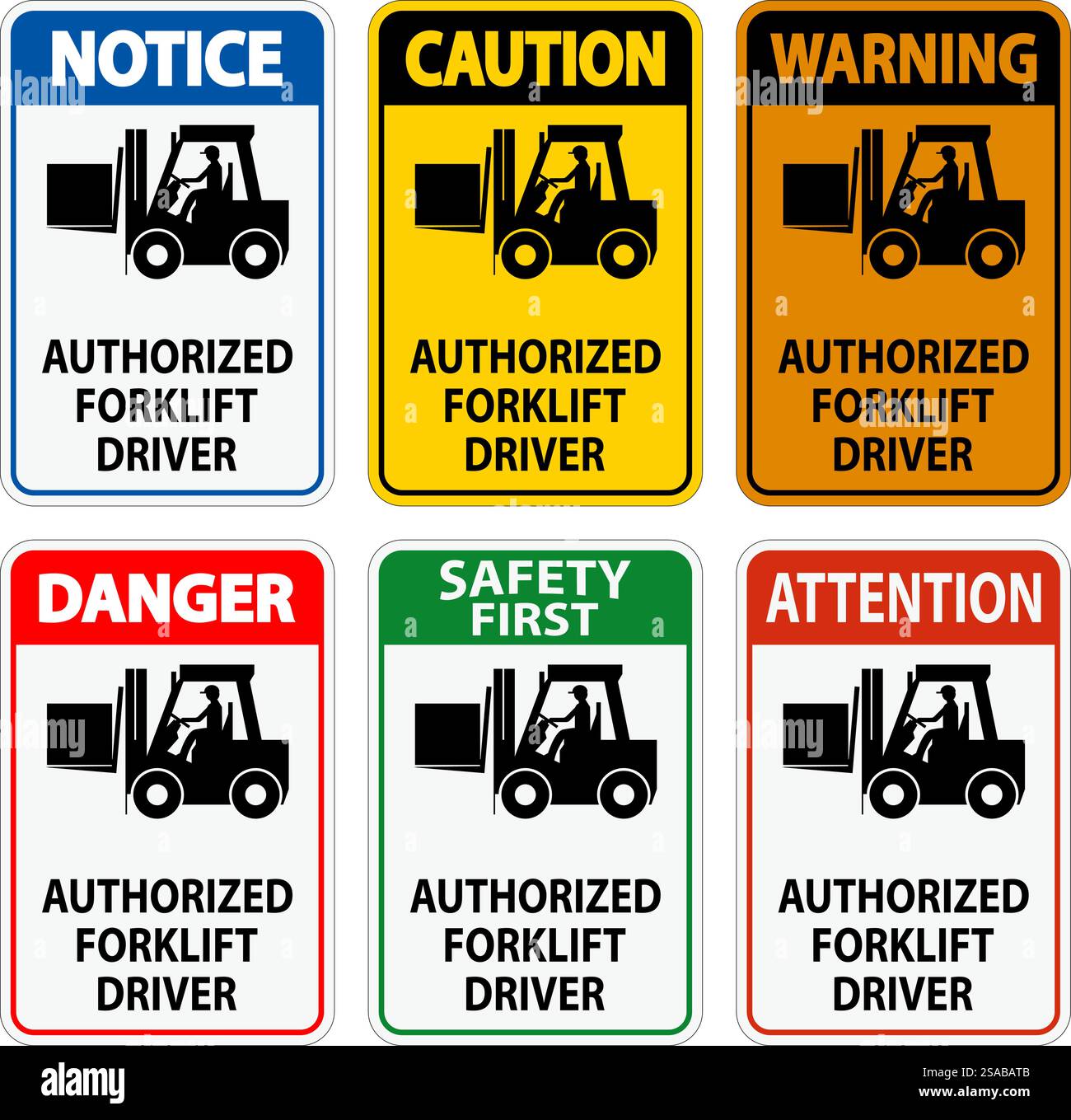 Heavy machinery label forklift hi-res stock photography and images - Alamy