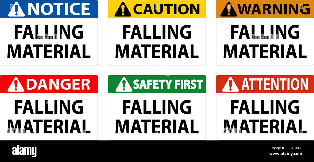 Danger work overhead sign construction hi-res stock photography and ...