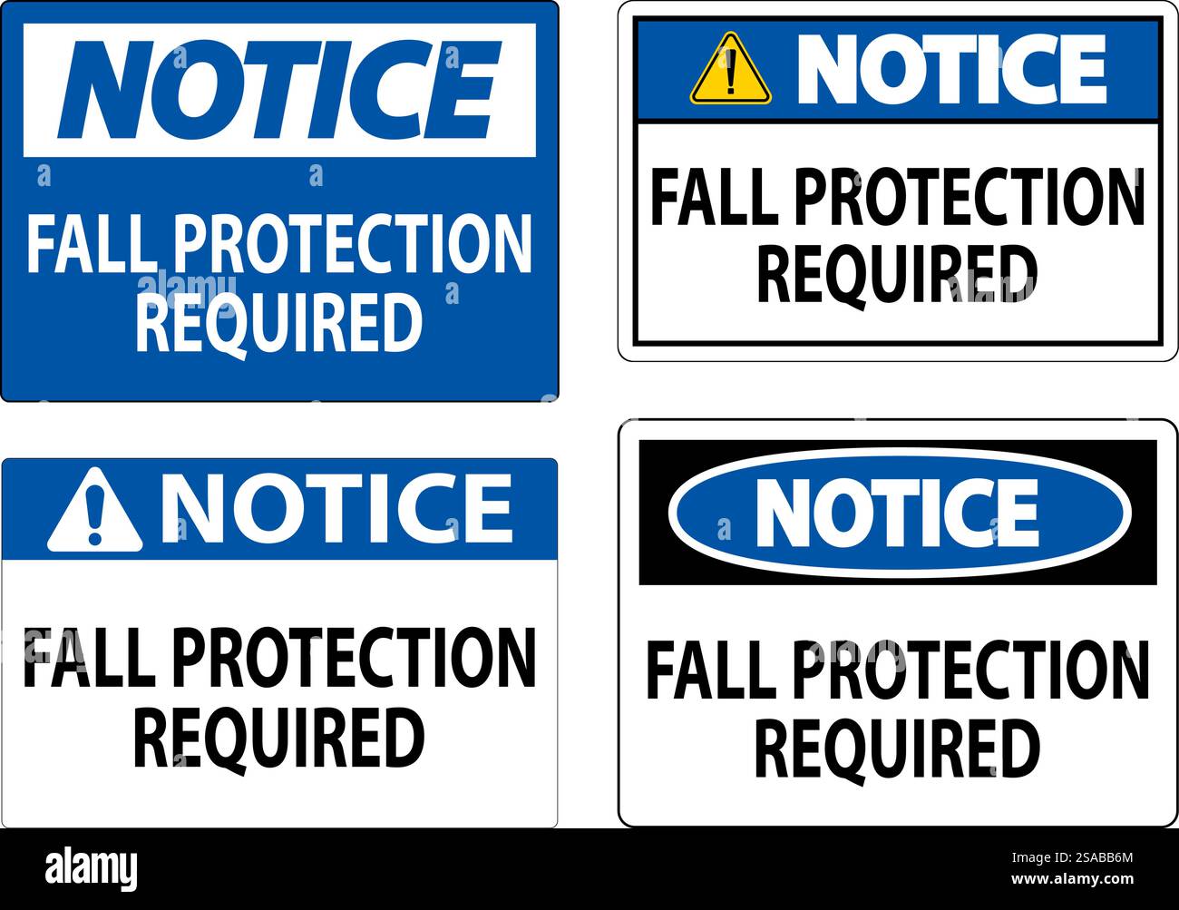 Security notice ppe safety label Cut Out Stock Images & Pictures - Alamy