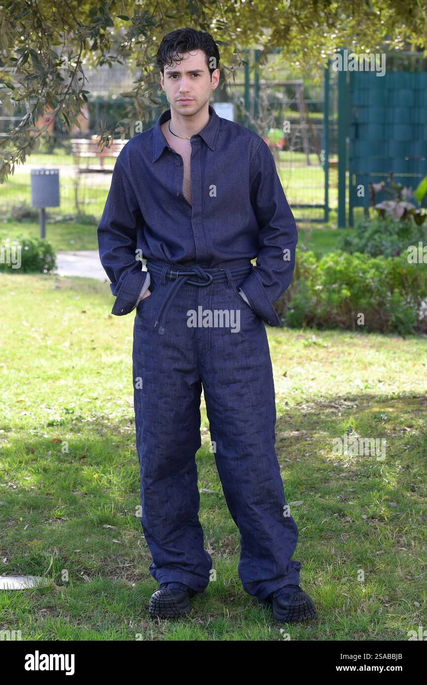 Francesco Del Gaudio attends the photocall of Rai tv movie "Champagne ...