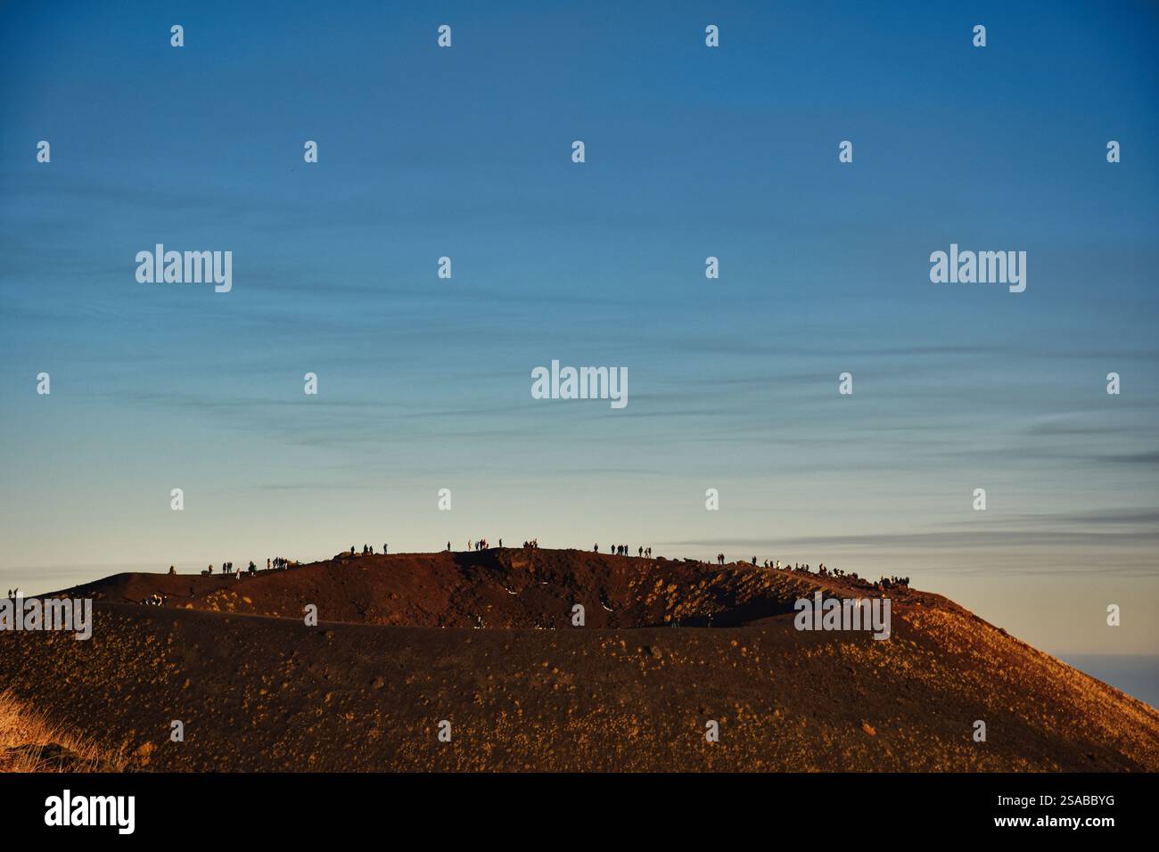 The North-East crater of Mount Etna in Catania (Sicily) in Italy. The ...