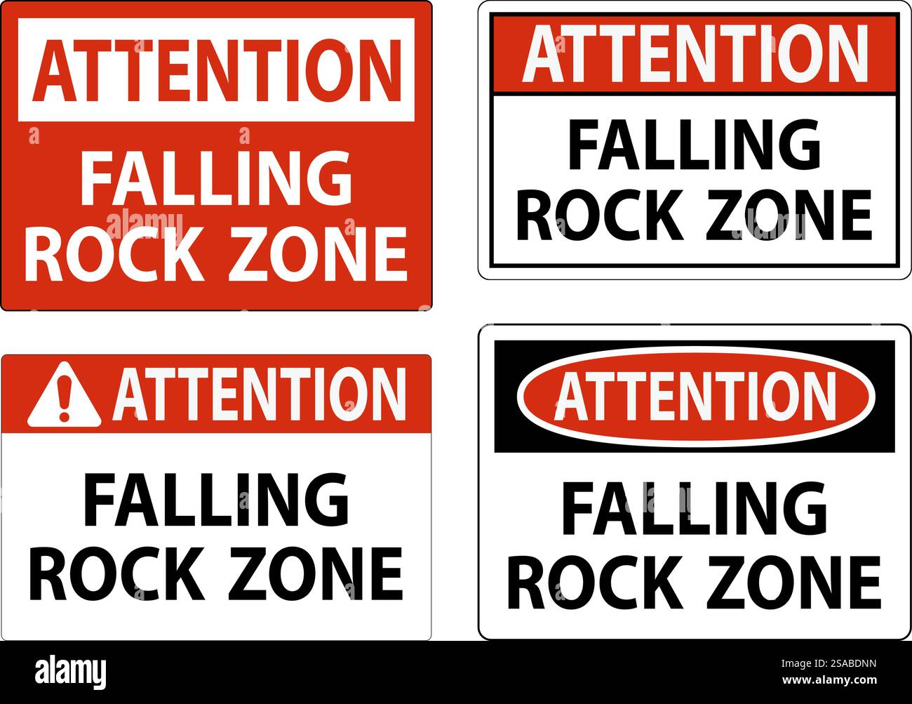 Attention icon logo sign Cut Out Stock Images & Pictures - Alamy
