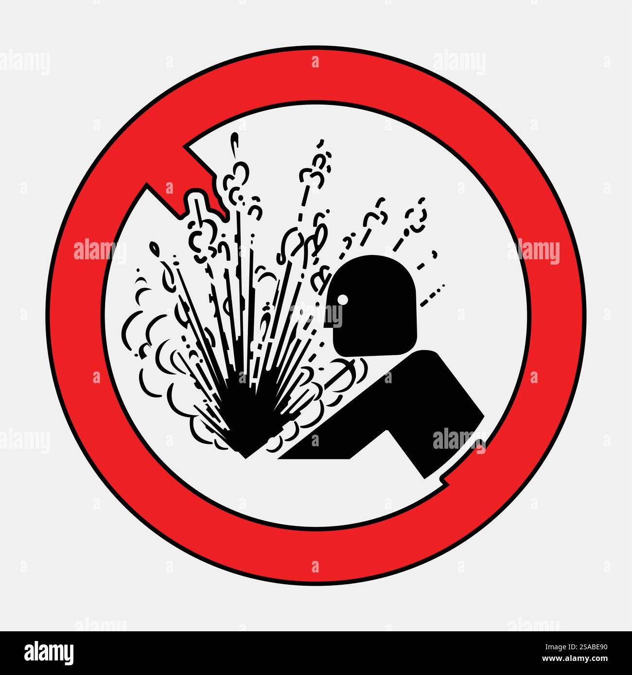 Explosion hazards Stock Vector Images - Alamy