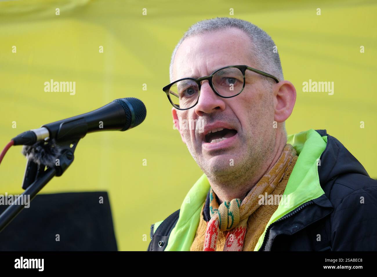 London, UK. 29th January, 2025. Supporters of the 'Lord Walney 16 ...