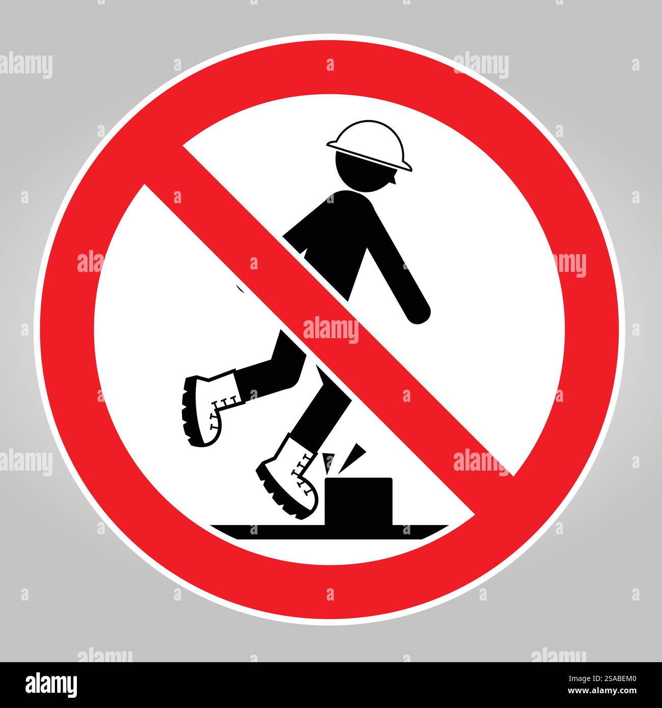 This illustration shows a safety sign indicating caution for ...