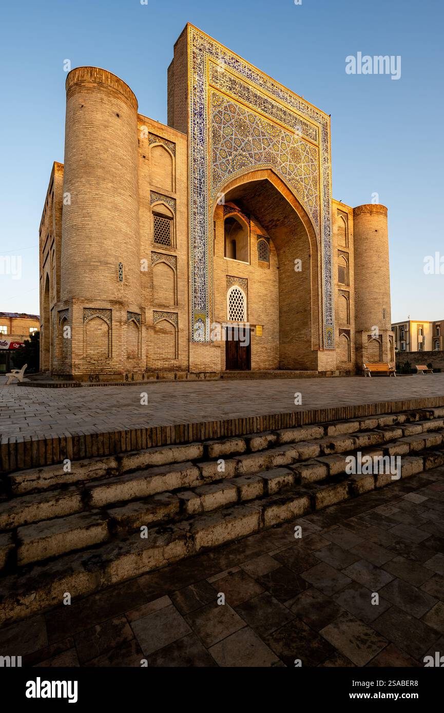 Nodir Devonbegi, historical memorial in Bukhara, Uzbekistan Stock Photo ...