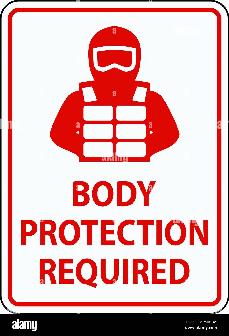 Safety notice sign emphasizing Stock Vector Images - Alamy