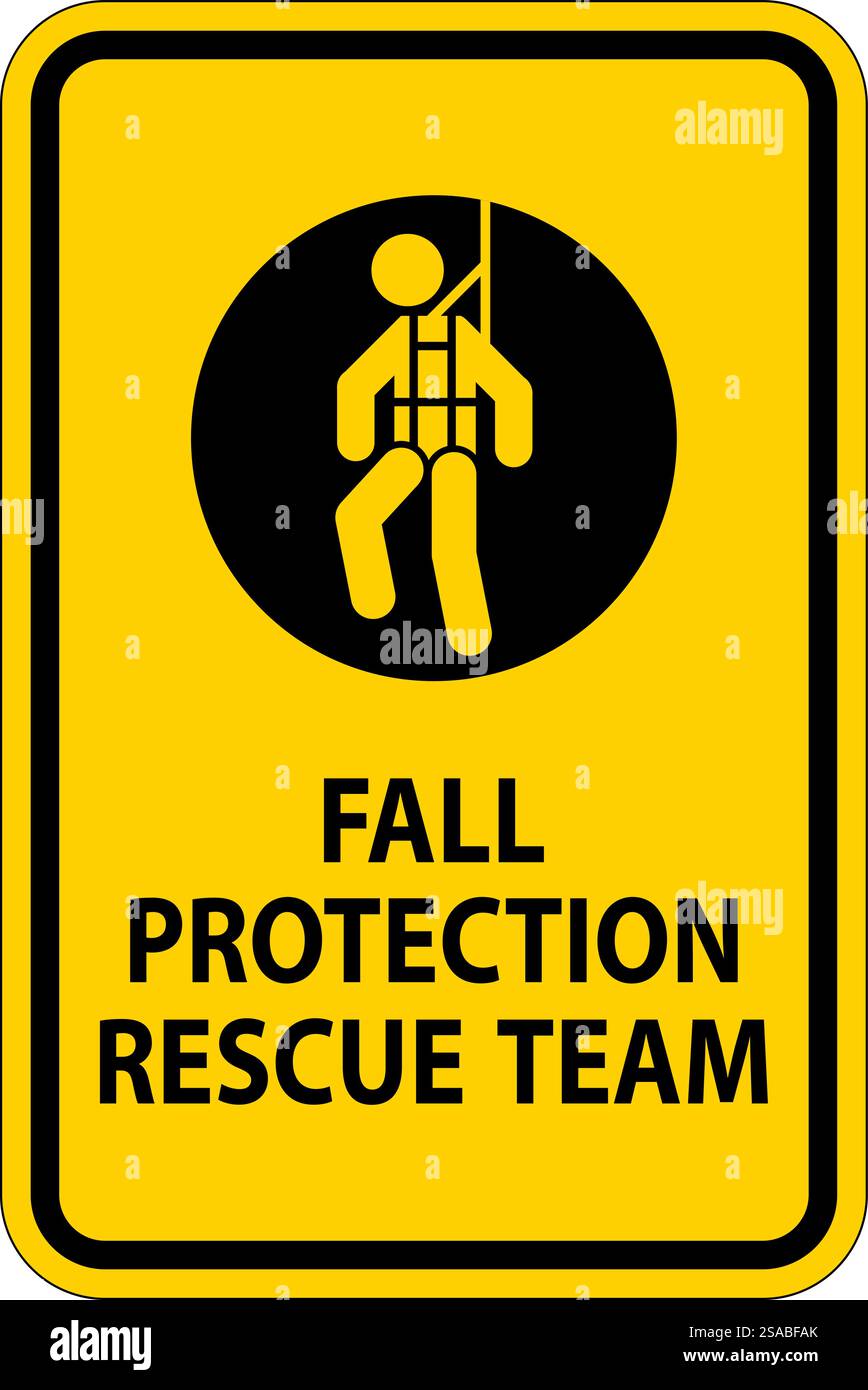 Hard Hat Decals, Danger Fall Protection Rescue Team Stock Vector Image & Art - Alamy