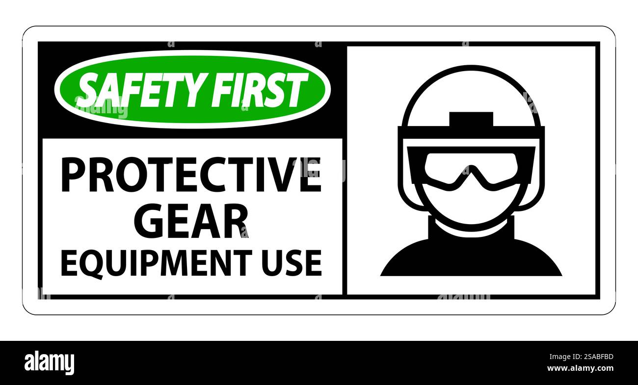 Personal safety equipment Stock Vector Images - Alamy