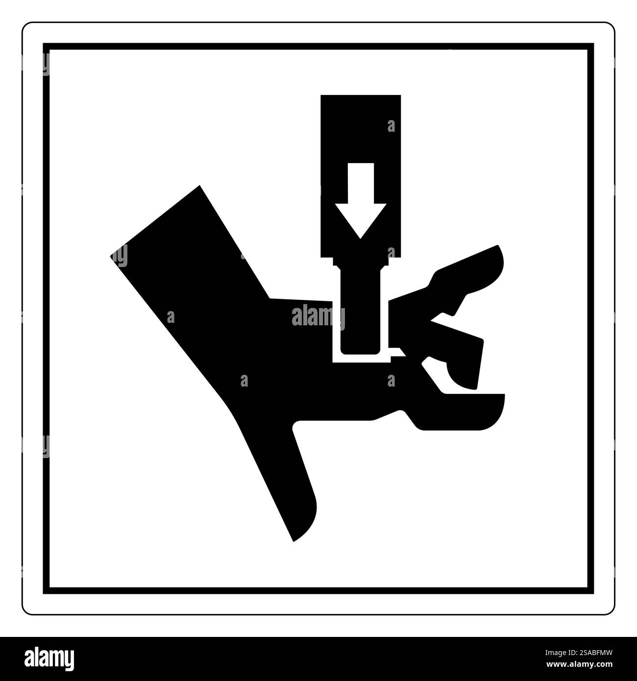 This caution sign highlights the risk associated with handling sharp ...