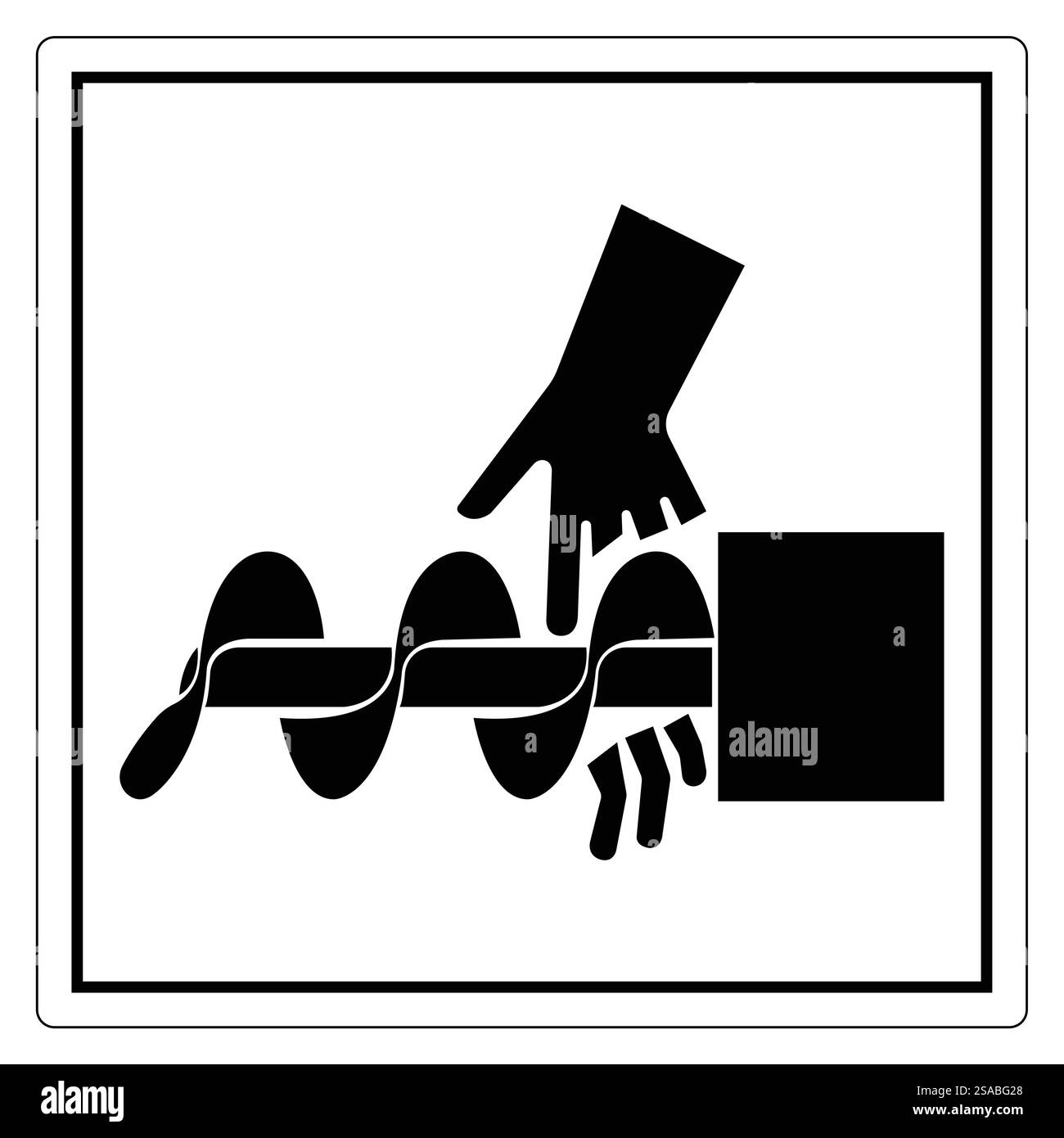 Warning Sign for Safety and Hazard Awareness Stock Vector Image & Art ...