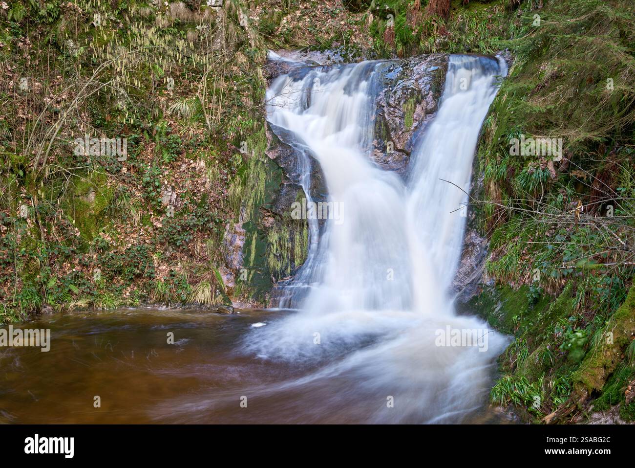 Majestic Allerheiligen Waterfalls: Powerful Cascades Over Mossy Rocks ...