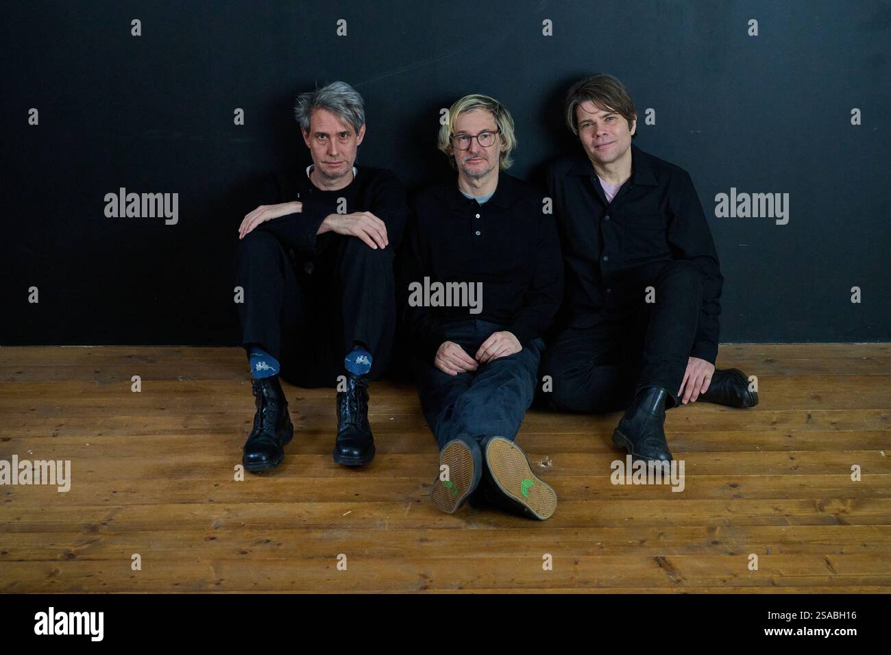 Berlin, Germany. 29th Jan, 2025. The Tocotronic trio, consisting of ...