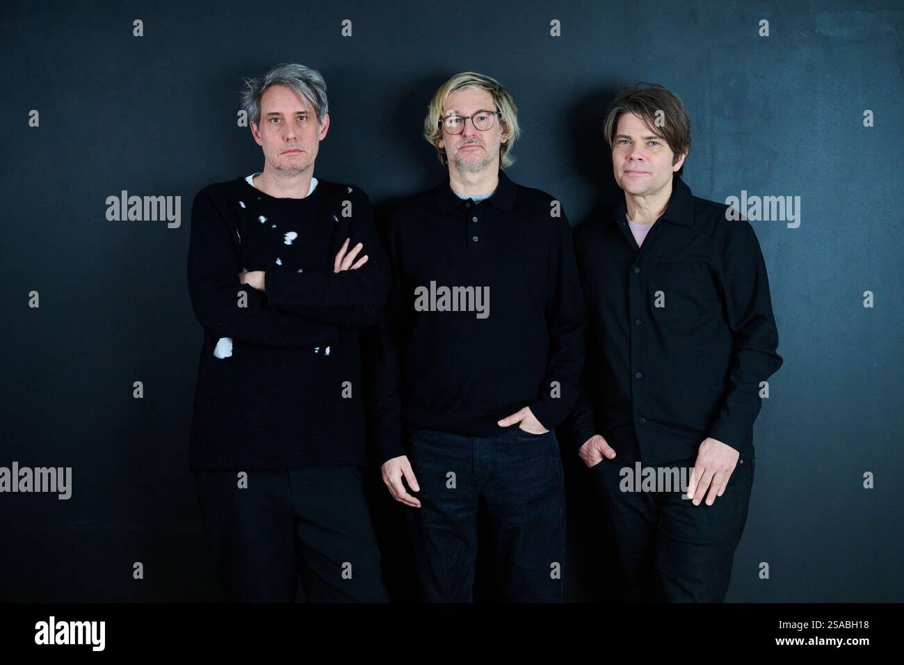 Berlin, Germany. 29th Jan, 2025. The Tocotronic trio, consisting of ...