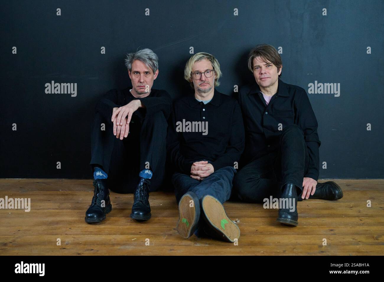 Berlin, Germany. 29th Jan, 2025. The Tocotronic trio, consisting of ...