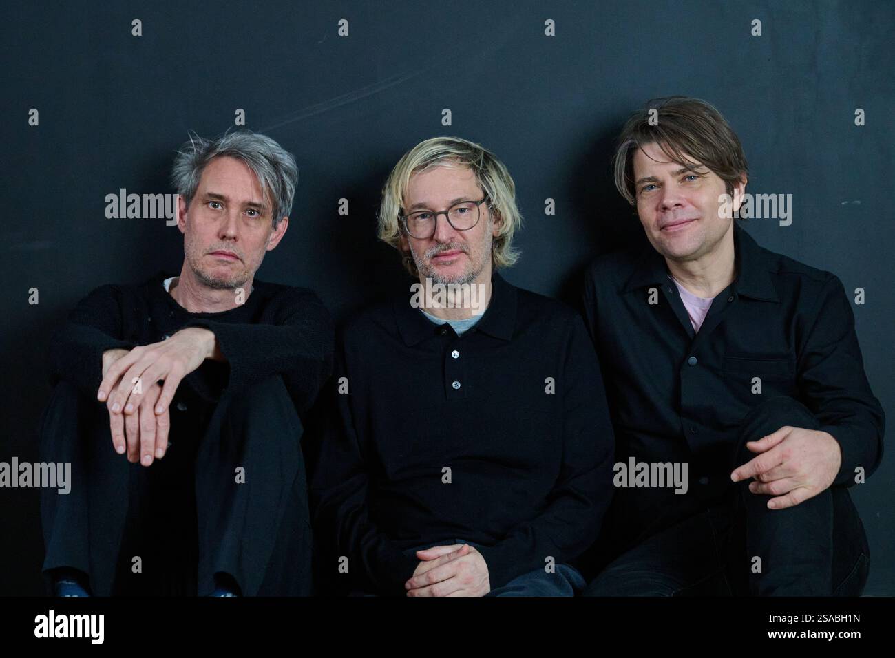 Berlin, Germany. 29th Jan, 2025. The Tocotronic trio, consisting of ...