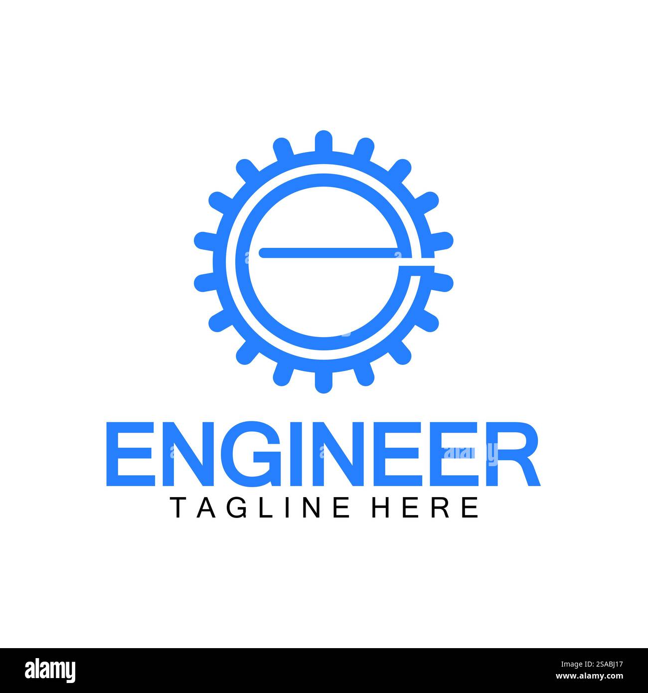 Engineer Logo Design, Letter E Gear Logo, Engineer logo with letter E ...