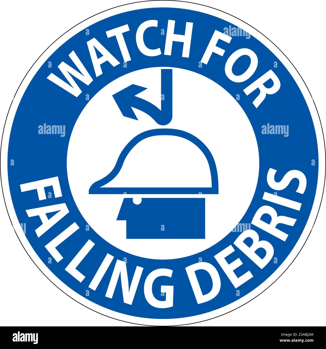 Danger Sign, Watch For Falling Debris Stock Vector Image & Art - Alamy