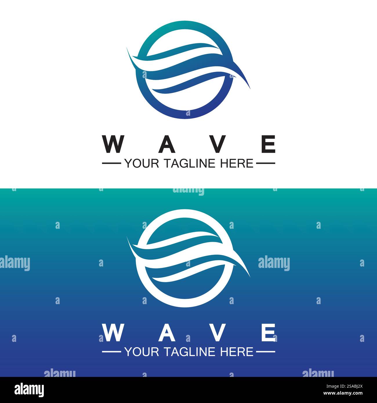 Wave symbol vector illustration design Stock Vector Image & Art - Alamy
