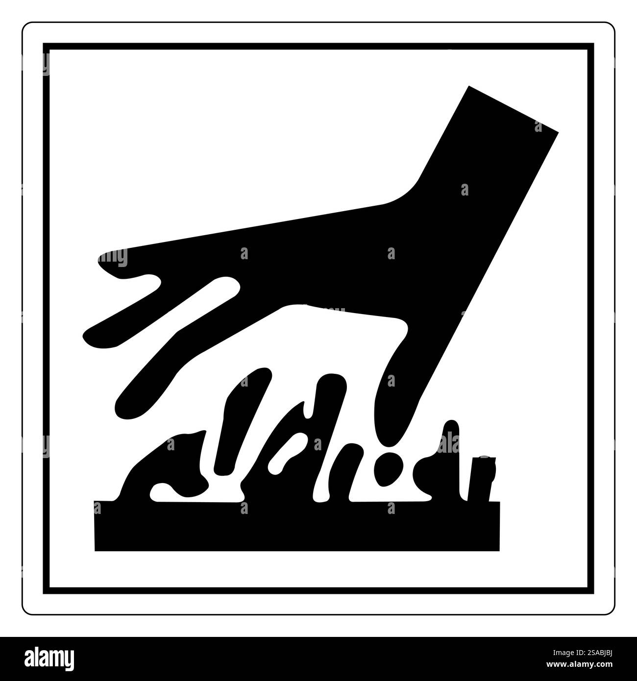 This graphic depicts a caution sign indicating the need for careful ...