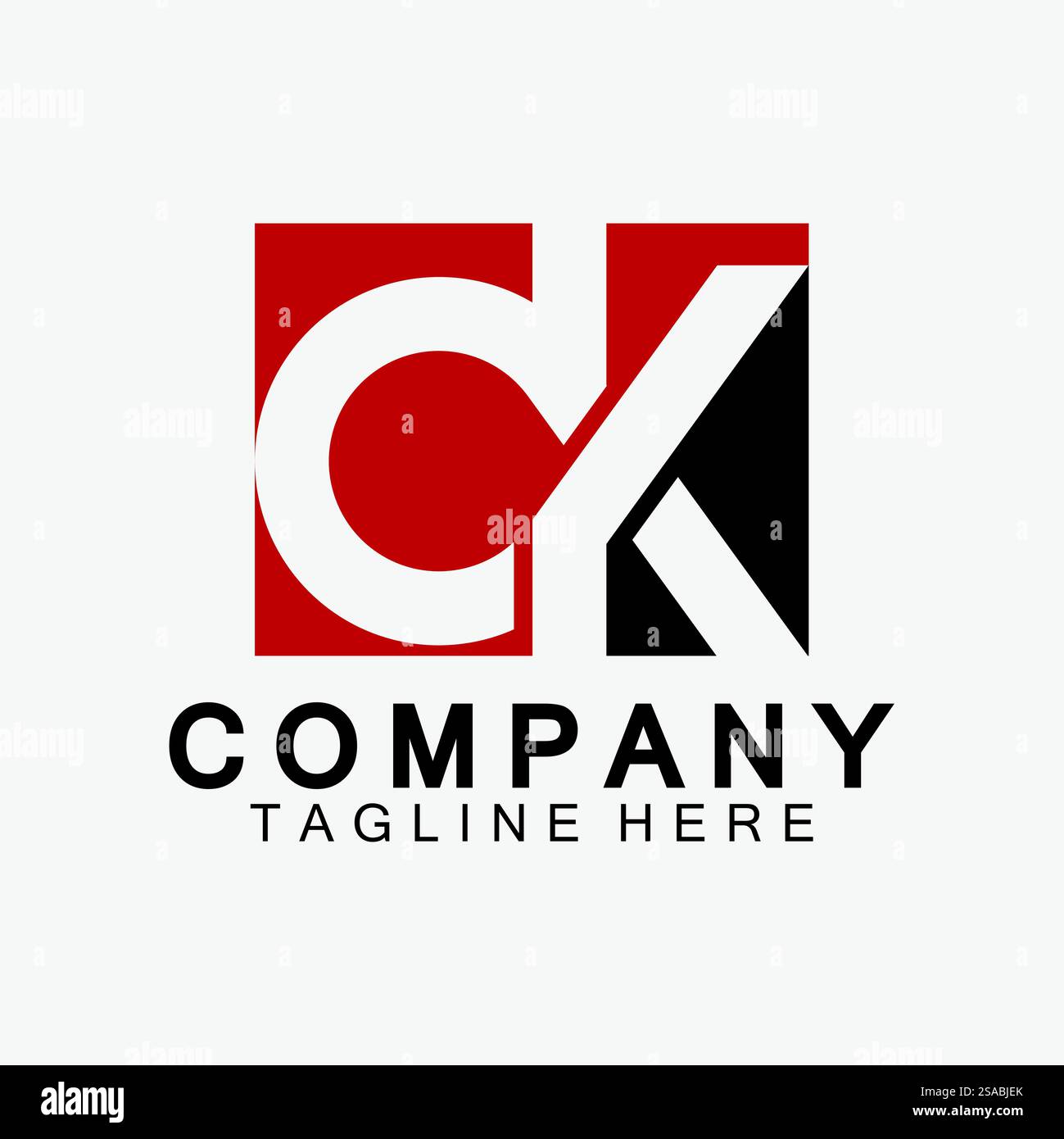 Initial Letter OK Logo Design Vector Template Stock Vector Image & Art ...