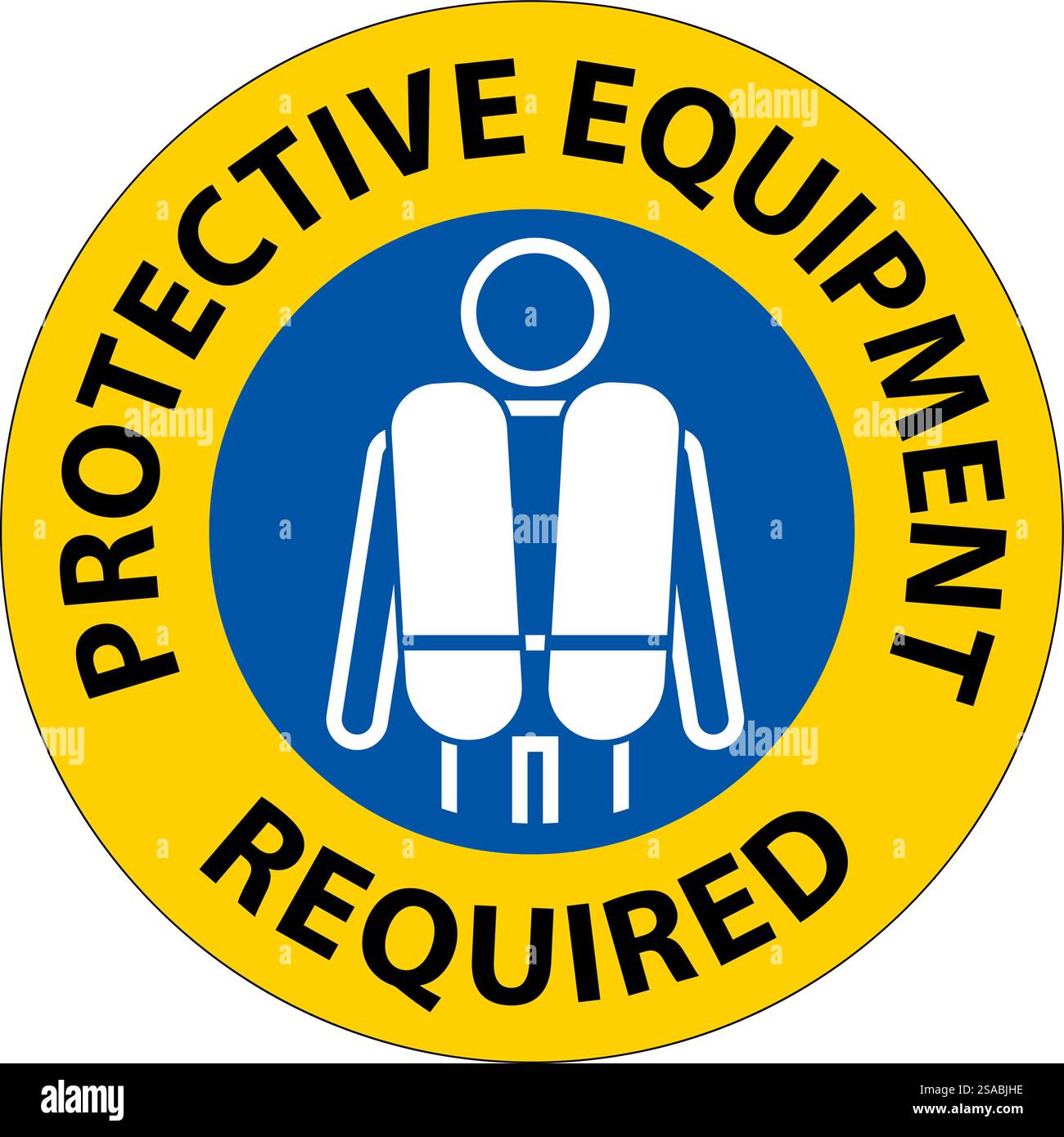 Danger required personal protective equipment ppe symbol hi-res stock ...
