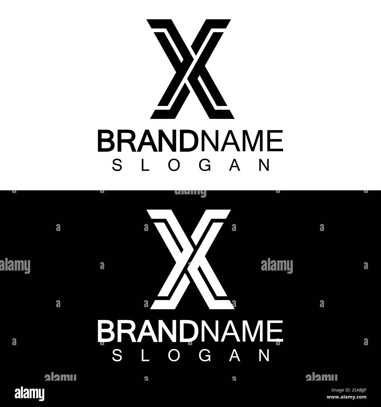 Letter X vector Logo Template Illustration Design Stock Vector Image ...