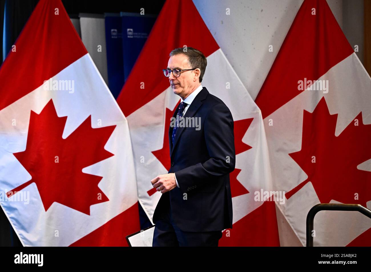 Ottawa, Can. 29th Jan, 2025. Governor of the Bank of Canada Tiff ...