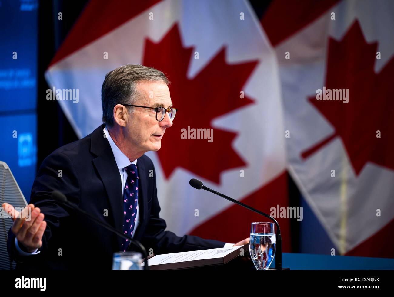 Ottawa, Can. 29th Jan, 2025. Governor of the Bank of Canada Tiff ...