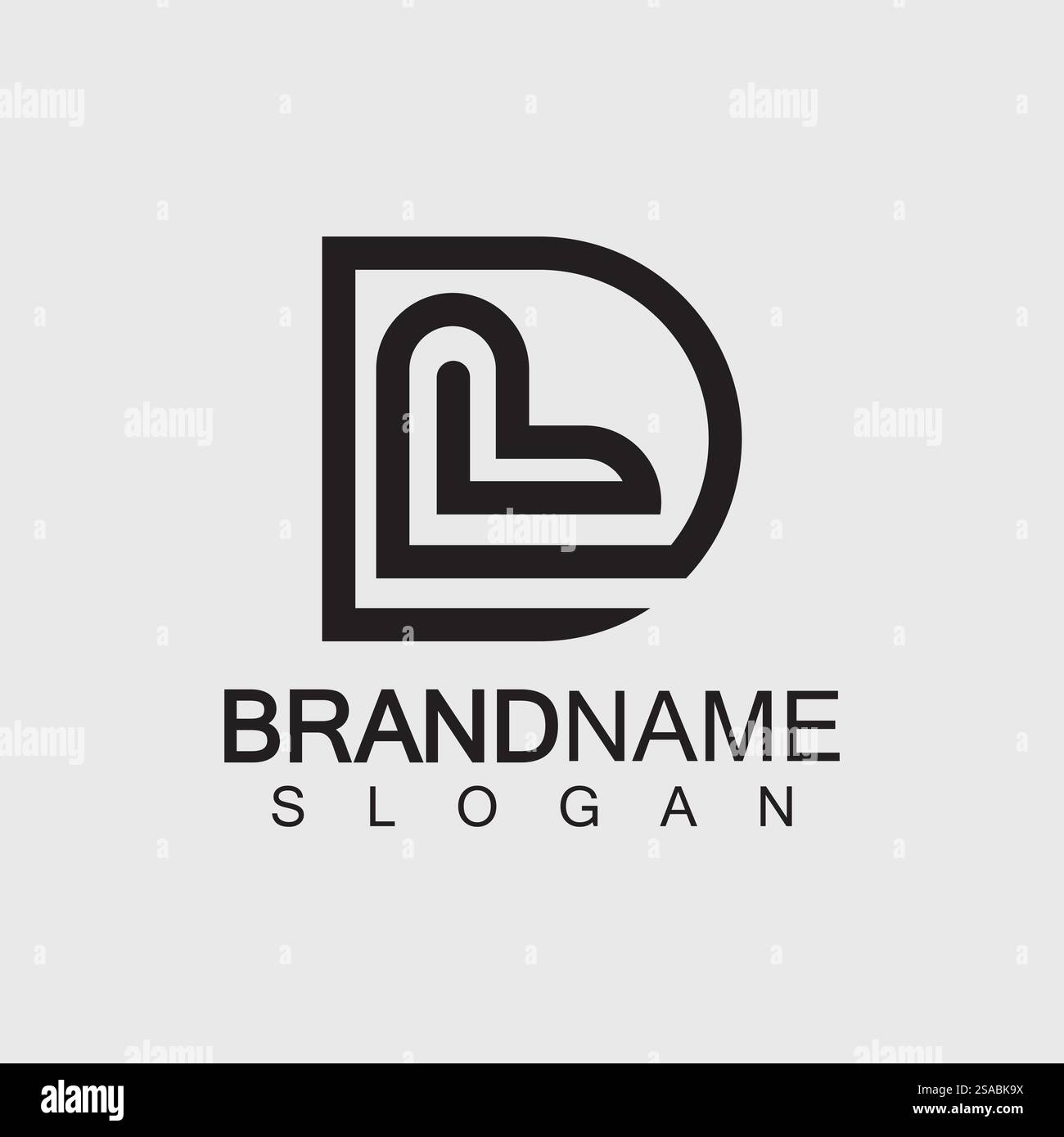 Db logo design hi-res stock photography and images - Alamy