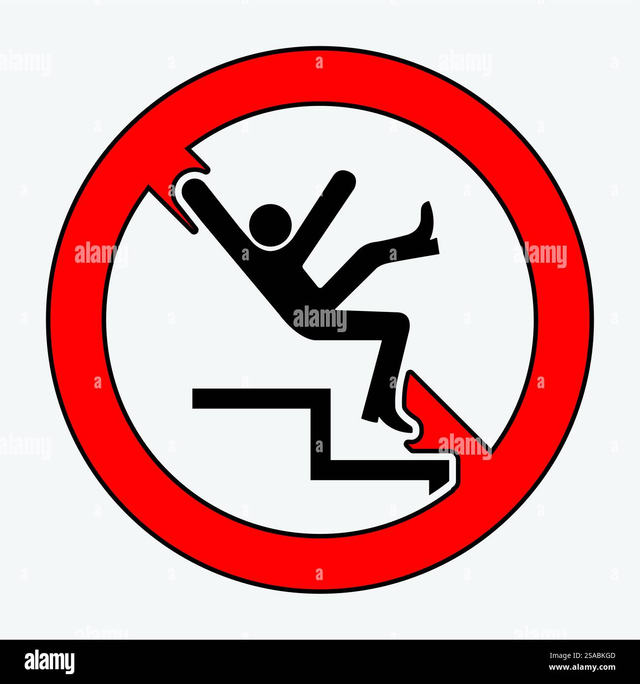 This graphic illustrates a warning sign indicating a slip hazard ...