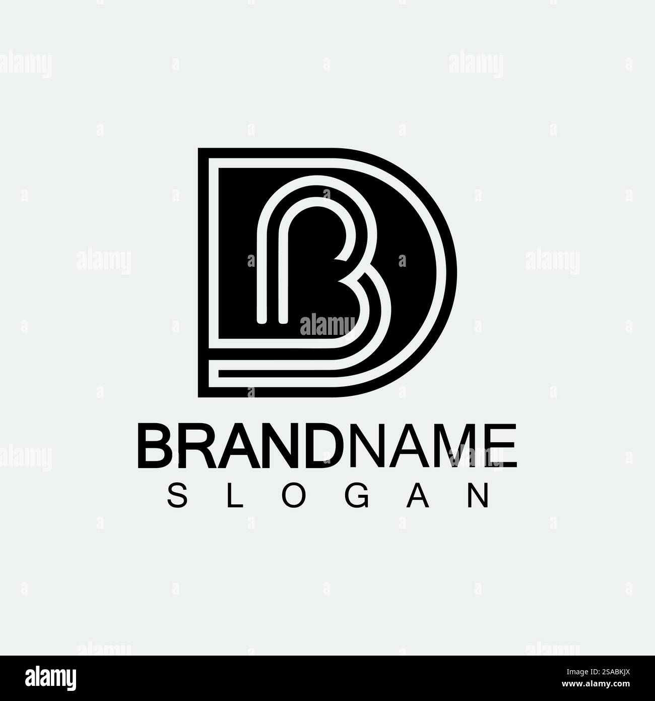 Db logo design hi-res stock photography and images - Alamy