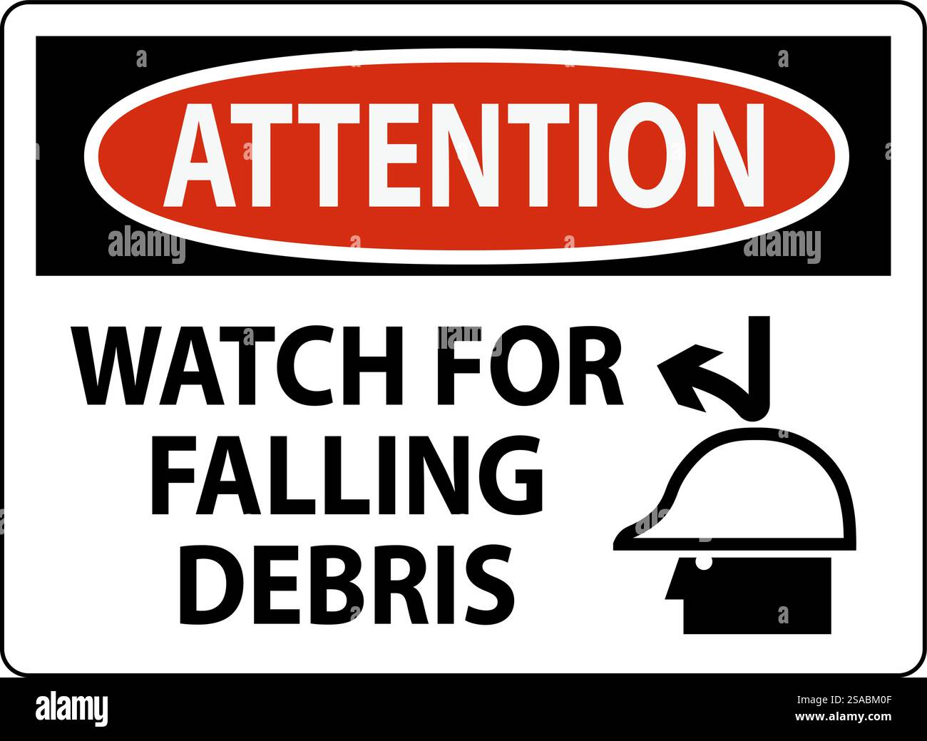 Road signs attention construction site Stock Vector Images - Alamy