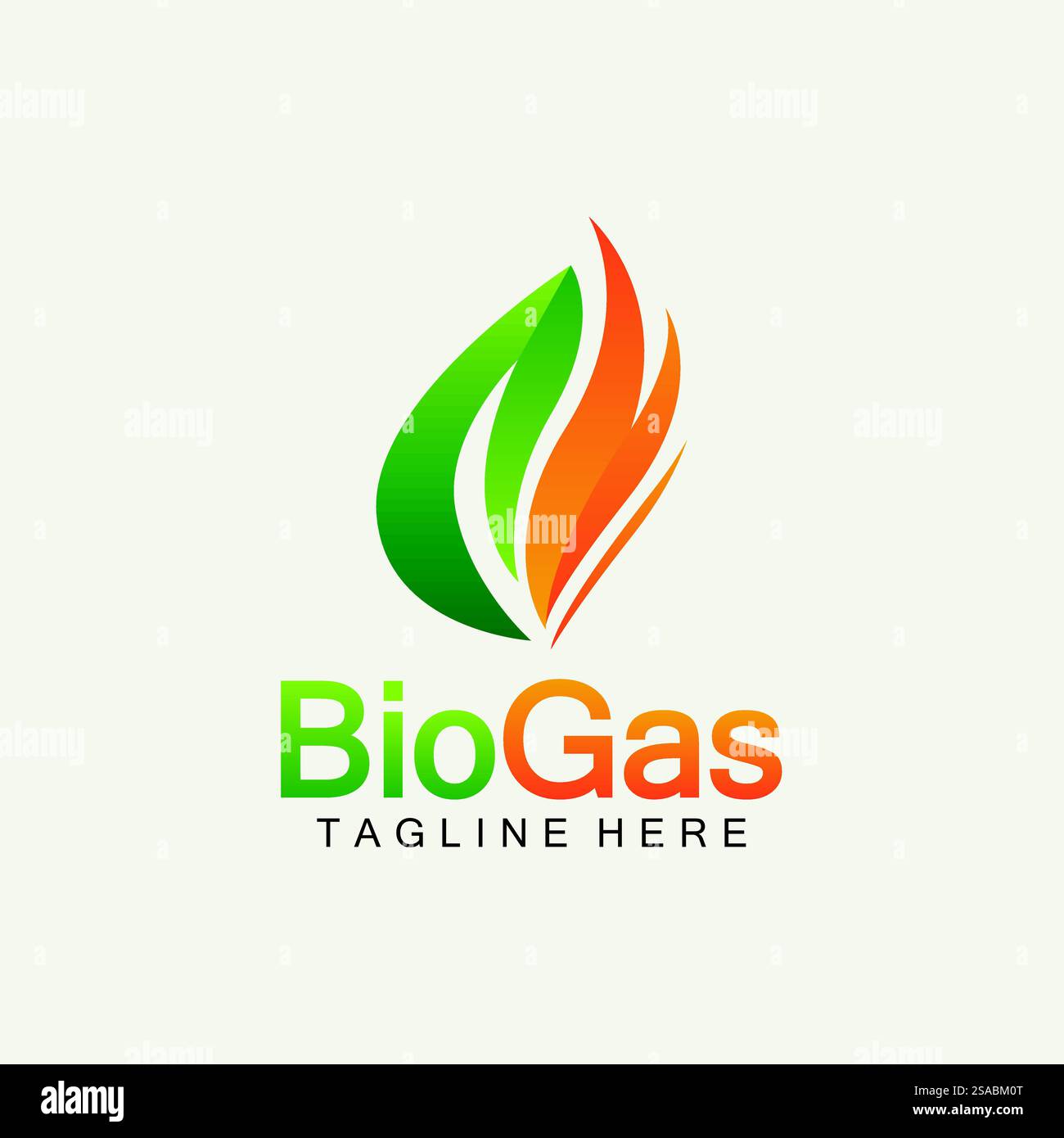 Biogas logo. Oil and gas logo. Biogas logo energy with Fire and leaf ...