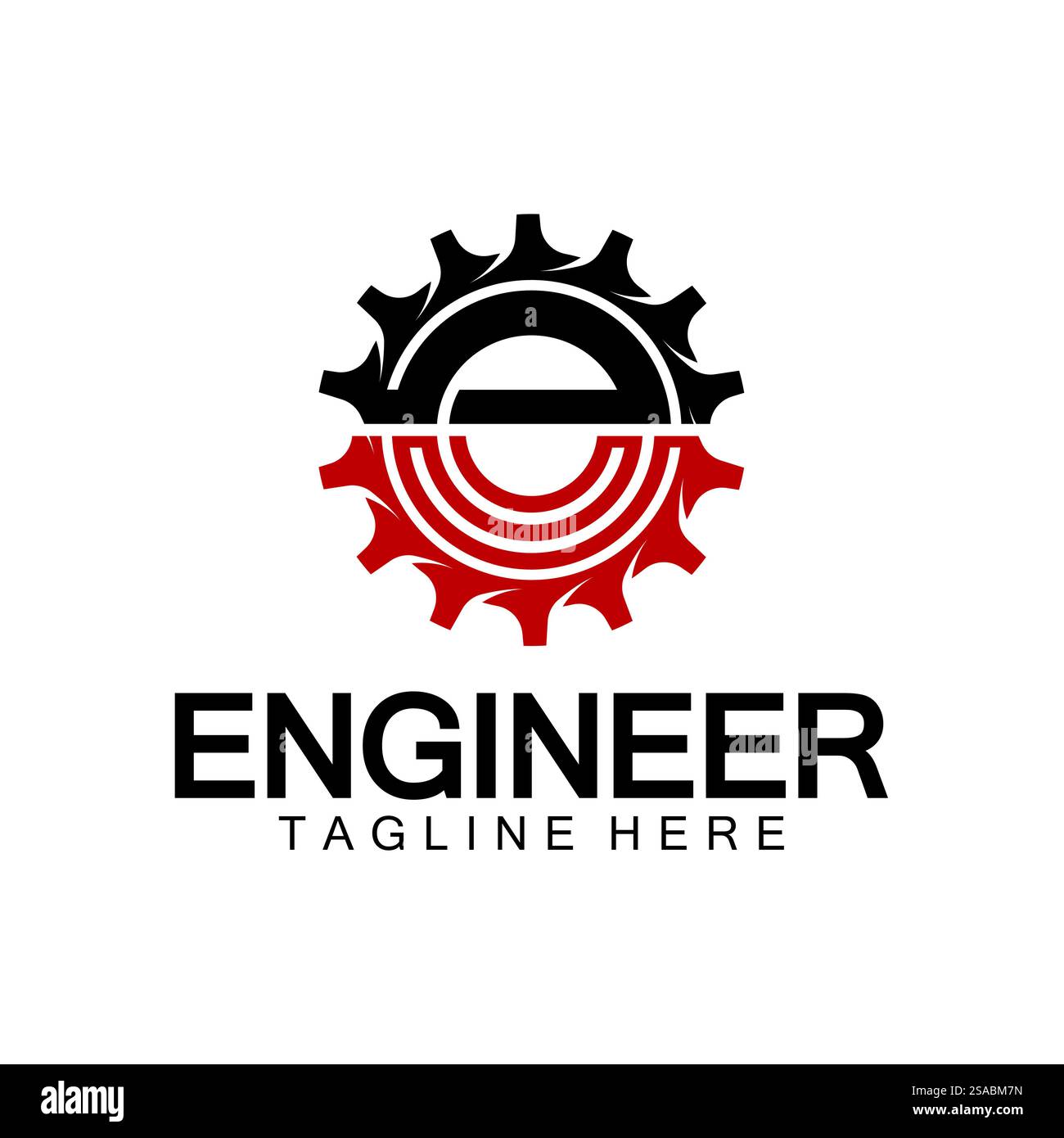 Engineer Logo Design, Letter E Gear Logo, Engineer logo with letter E ...