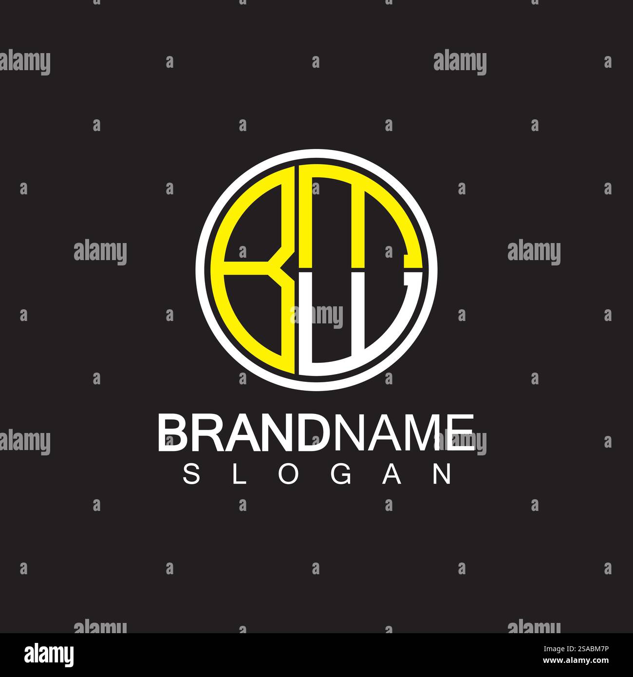 Line letter logo on Stock Vector Images - Alamy