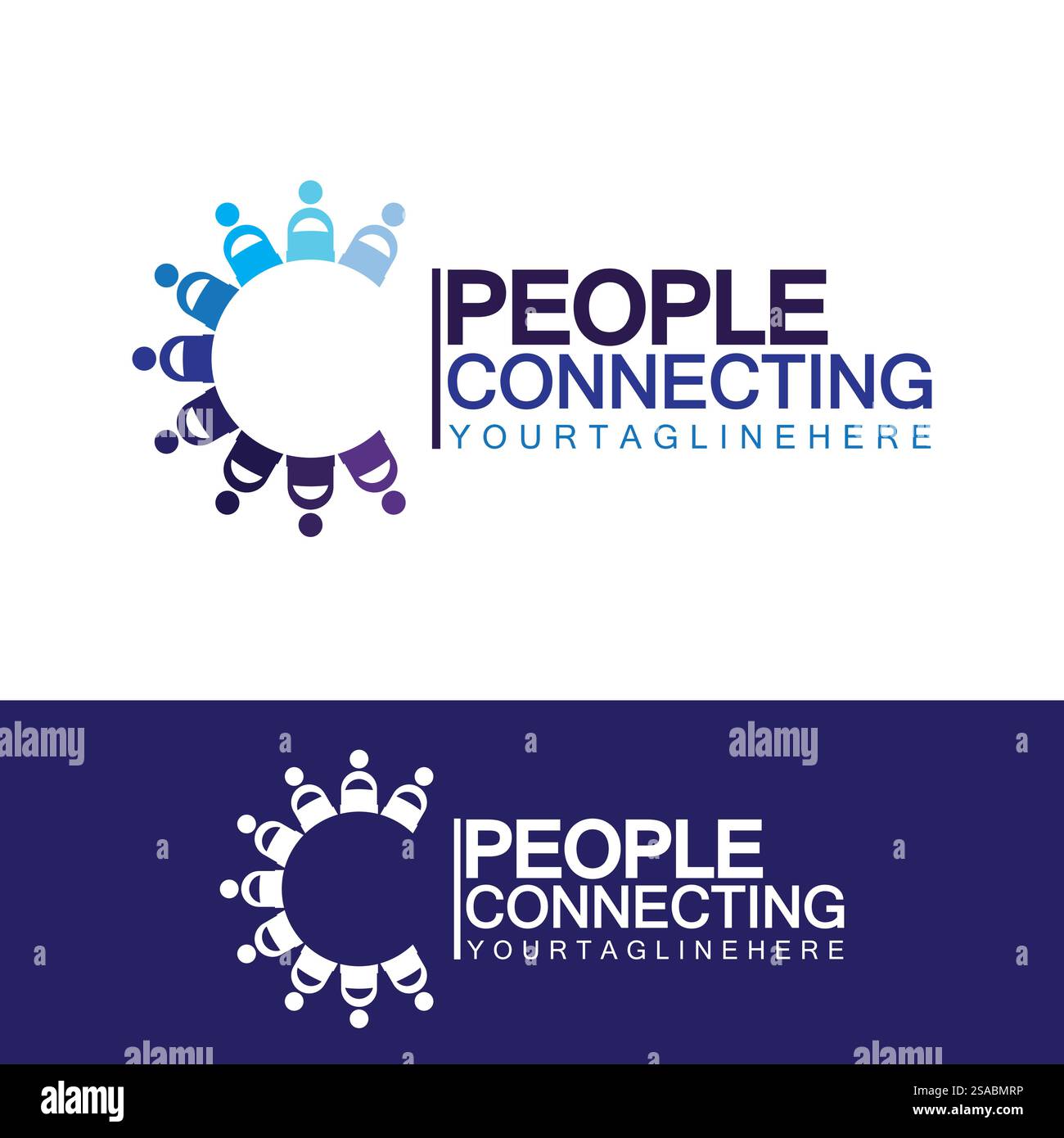 Connecting together symbol illustration Stock Vector Images - Alamy