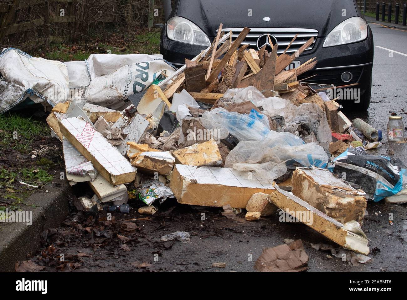 Sipson, West Drayton, London Borough of Hillingdon, UK. 28th January ...