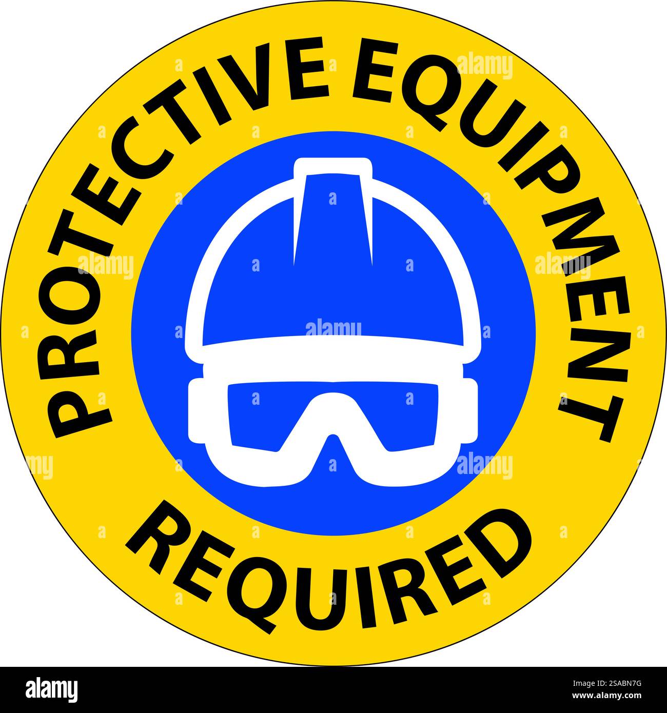 Eye protection required sign Stock Vector Images - Alamy