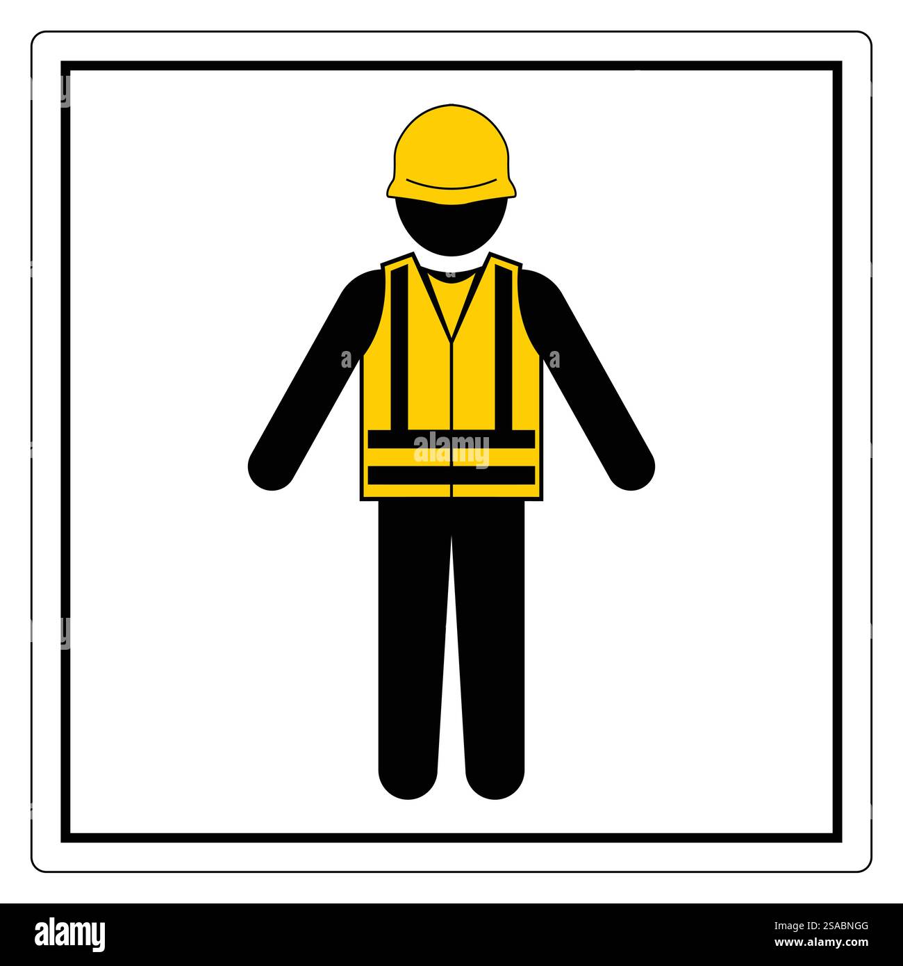 This image features a silhouette of a construction worker wearing a ...